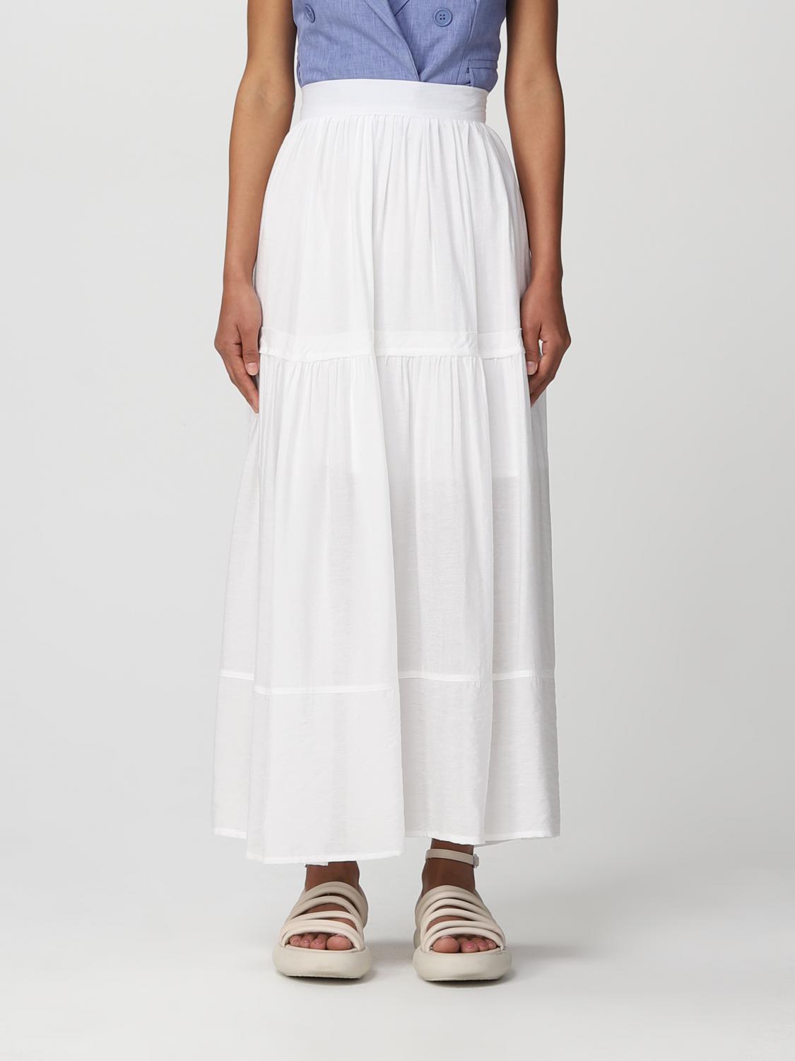 TPN: Skirt woman - White | Tpn skirt MCALLEN GONNA online at GIGLIO.COM