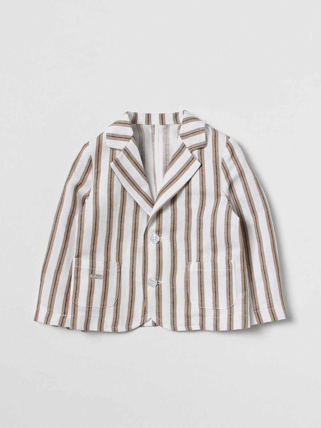 LE BEBE': Blazer kids - Beige | Le Bebe' blazer LBB4024 online at ...