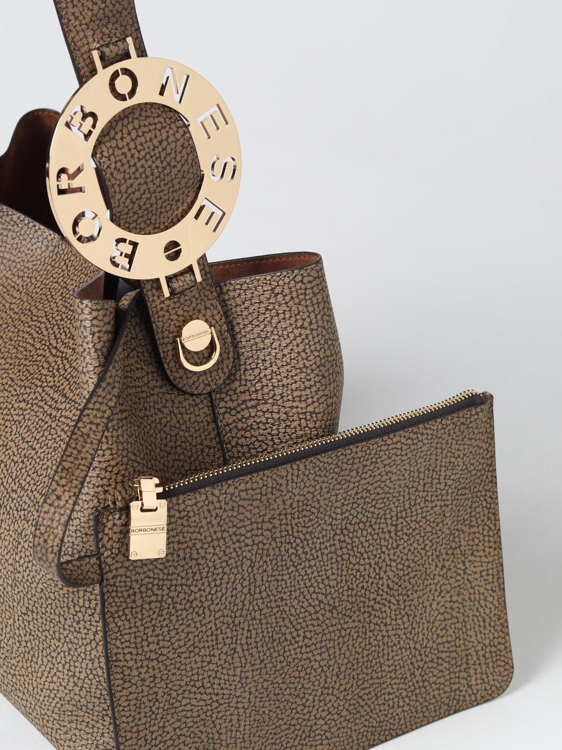 Borbonese Shoulder bag woman - Natural | 924096AH2 | GIGLIO.COM