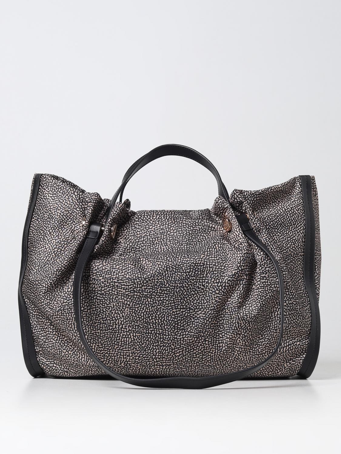 BORBONESE: Shoulder bag woman - Natural | Borbonese shoulder bag 924177AH1 online at GIGLIO.COM