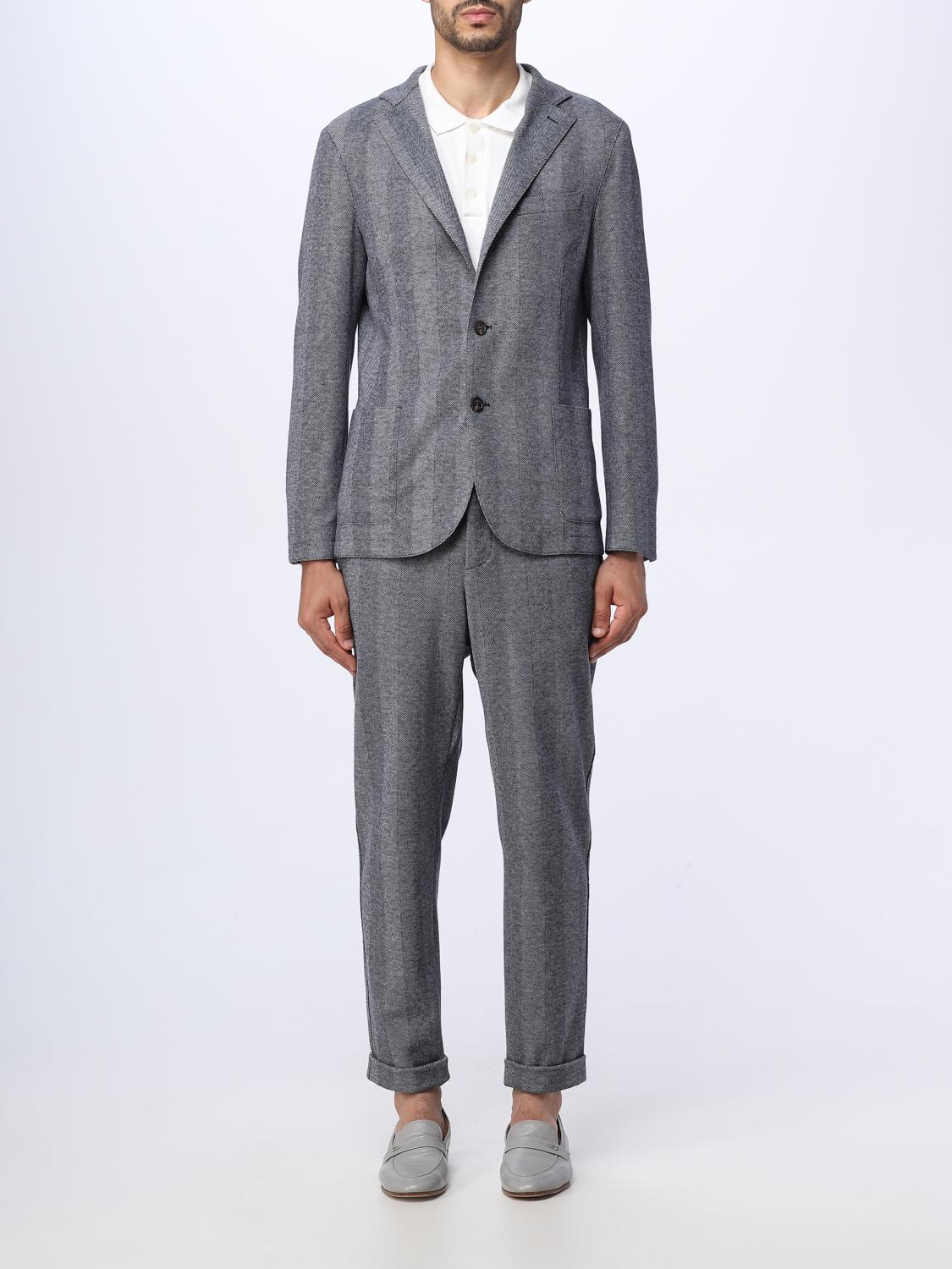 ELEVENTY: Suit men - Blue | Eleventy suit H70ABUH01TES0H056 online at ...