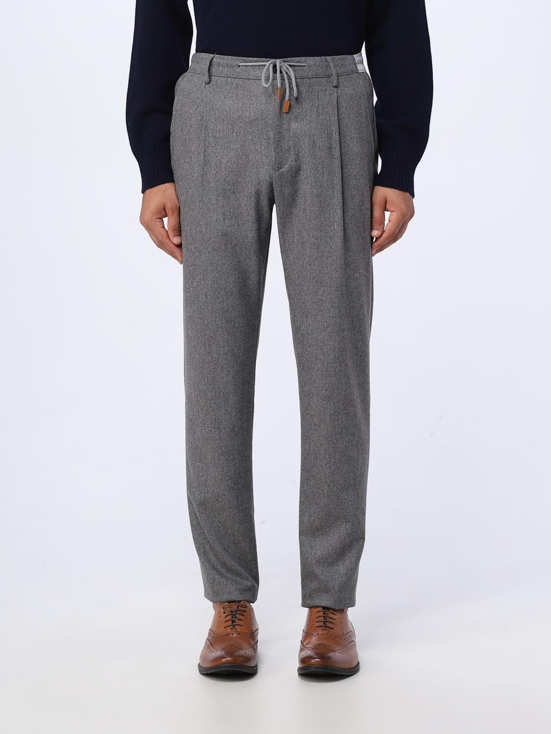 ELEVENTY: Pants men - Grey | Eleventy pants H75PANH08TES0H027 online at ...