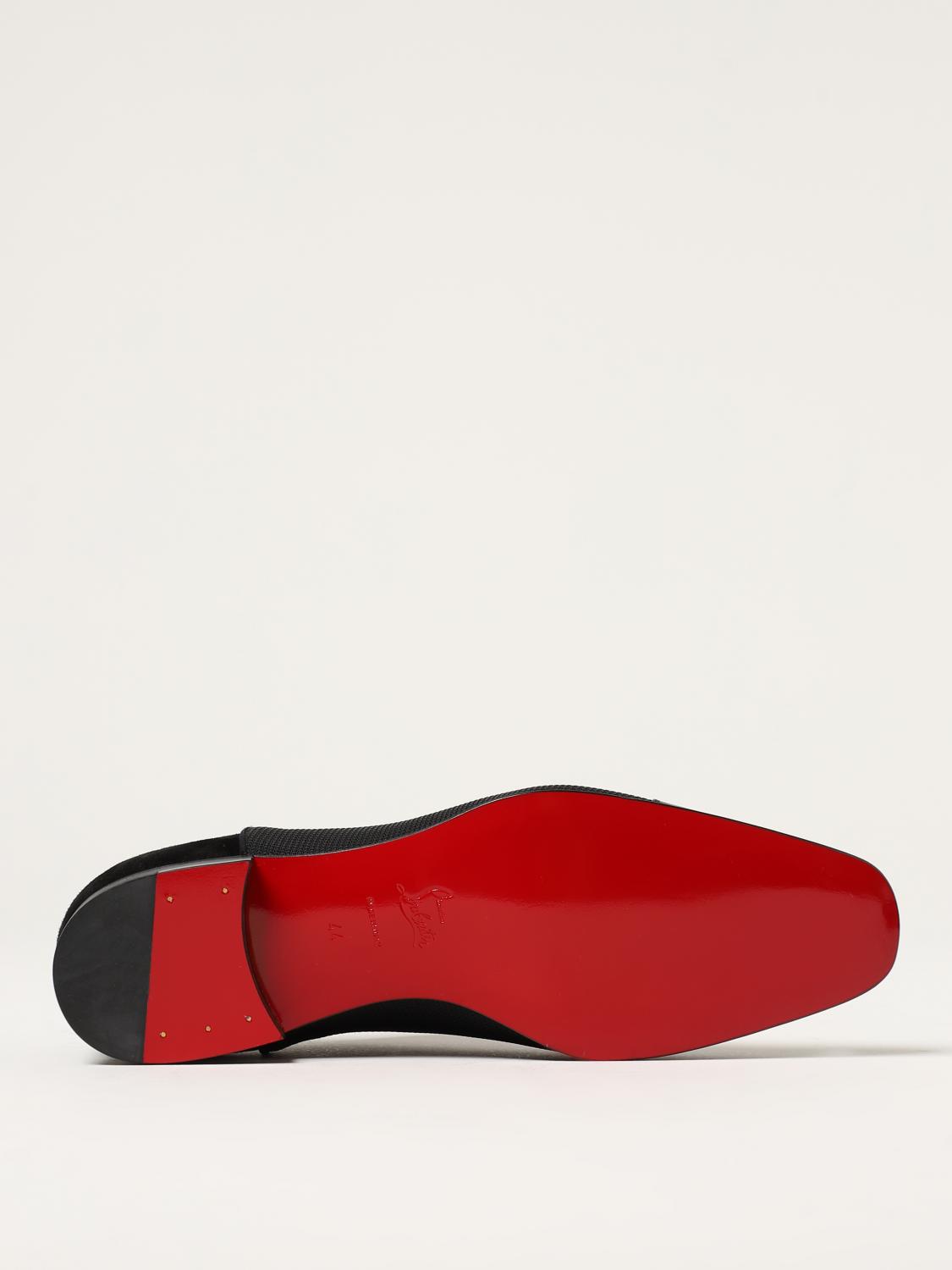 CHRISTIAN LOUBOUTIN: Greggo lace-up shoes in leather and CHRISTIAN LOUBOUTIN: Greggo lace-up shoes in leather and