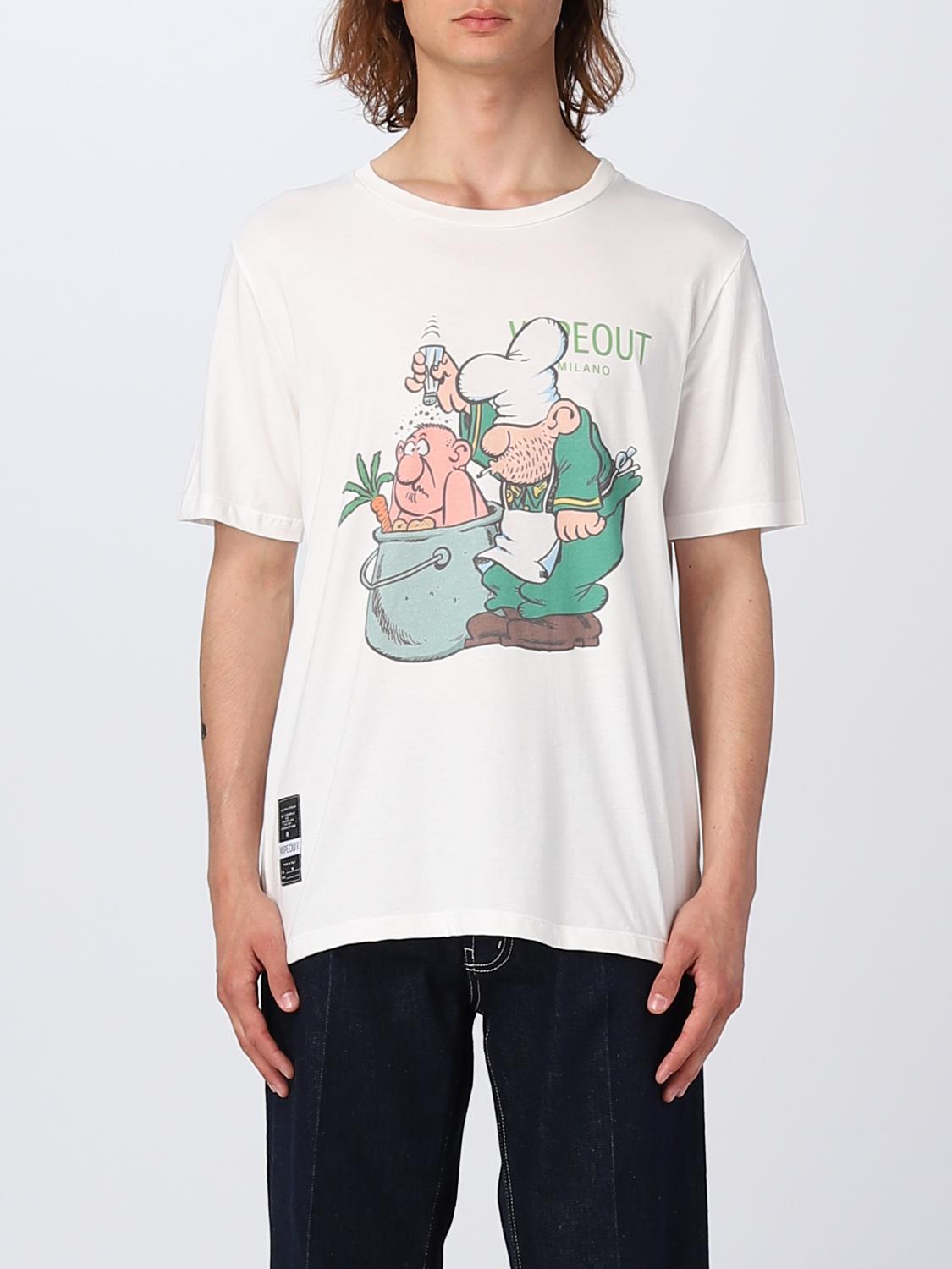 WIPEOUT: T-shirt men - White | Wipeout t-shirt STRUPPEN #04 online at ...