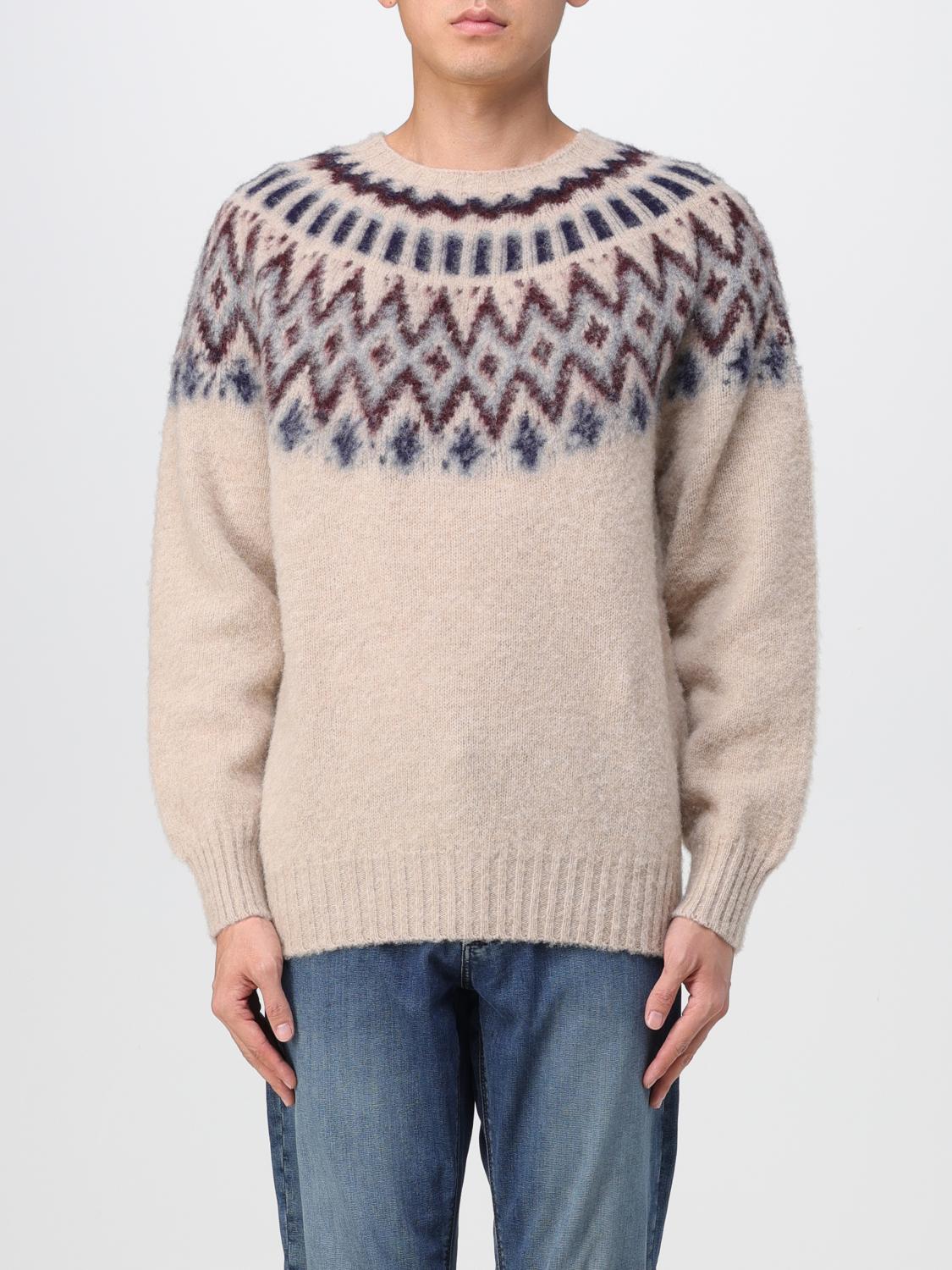HOWLIN: Sweater men - Yellow Cream | Howlin sweater FUTURE FANTASY ...