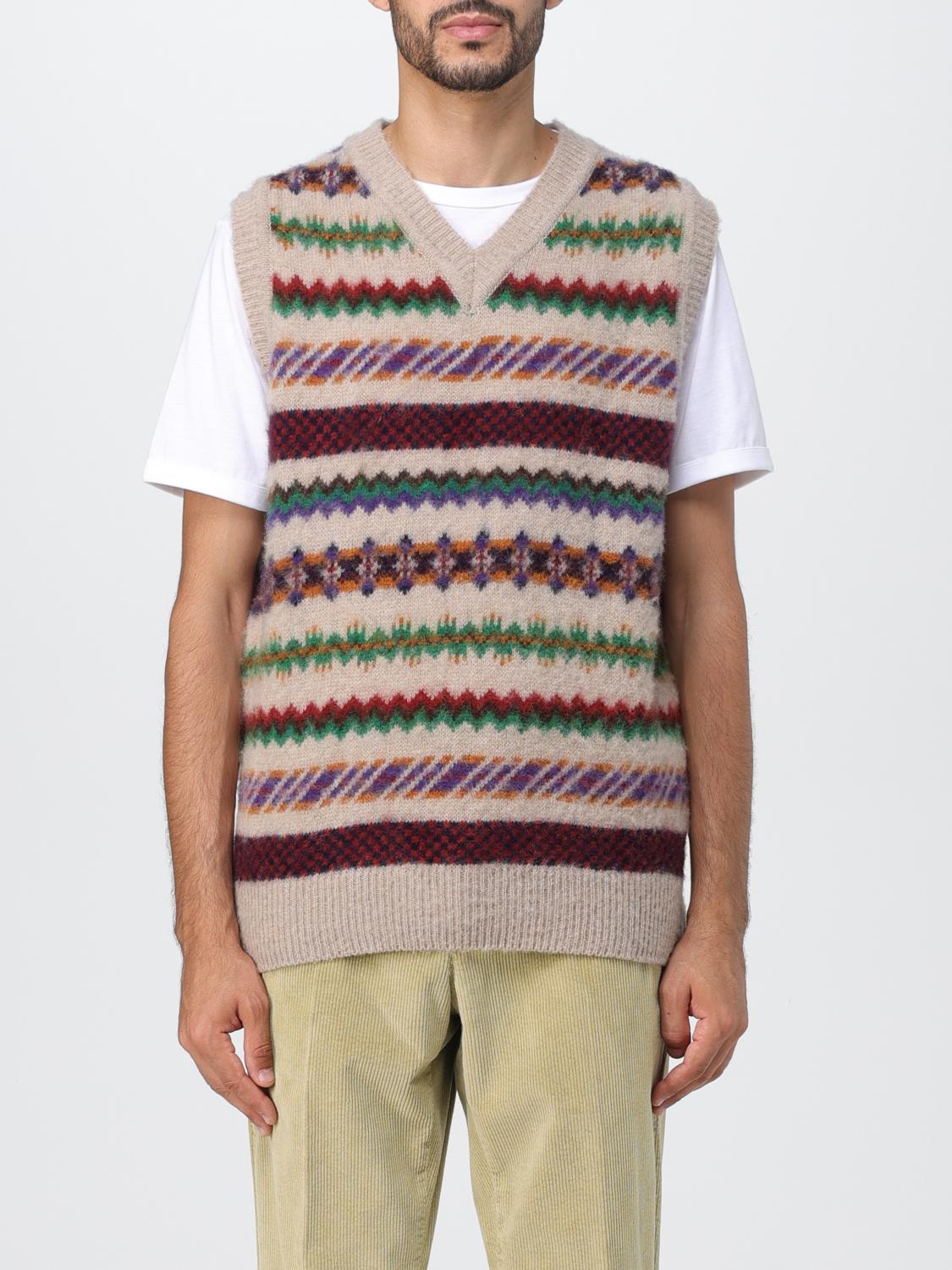 HOWLIN: Sweater men - Yellow Cream | Howlin sweater A Magic Eye online ...