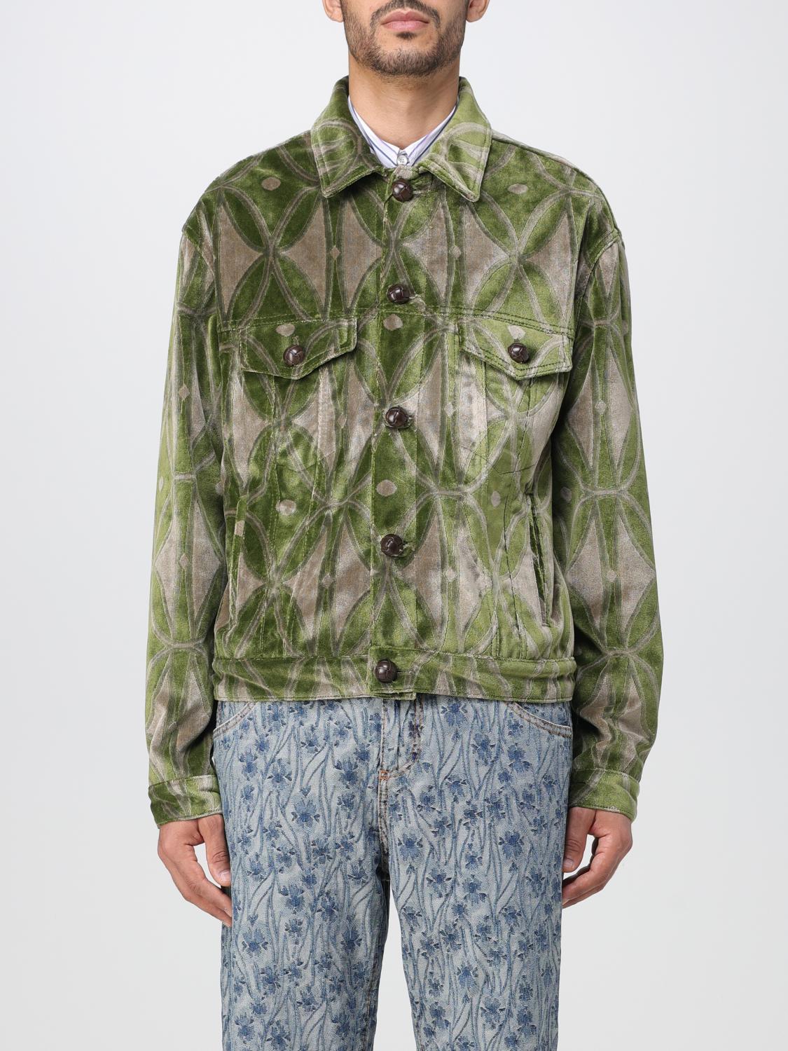 ETRO: Jacket men - Green | Etro jacket 1S414216 online at GIGLIO.COM