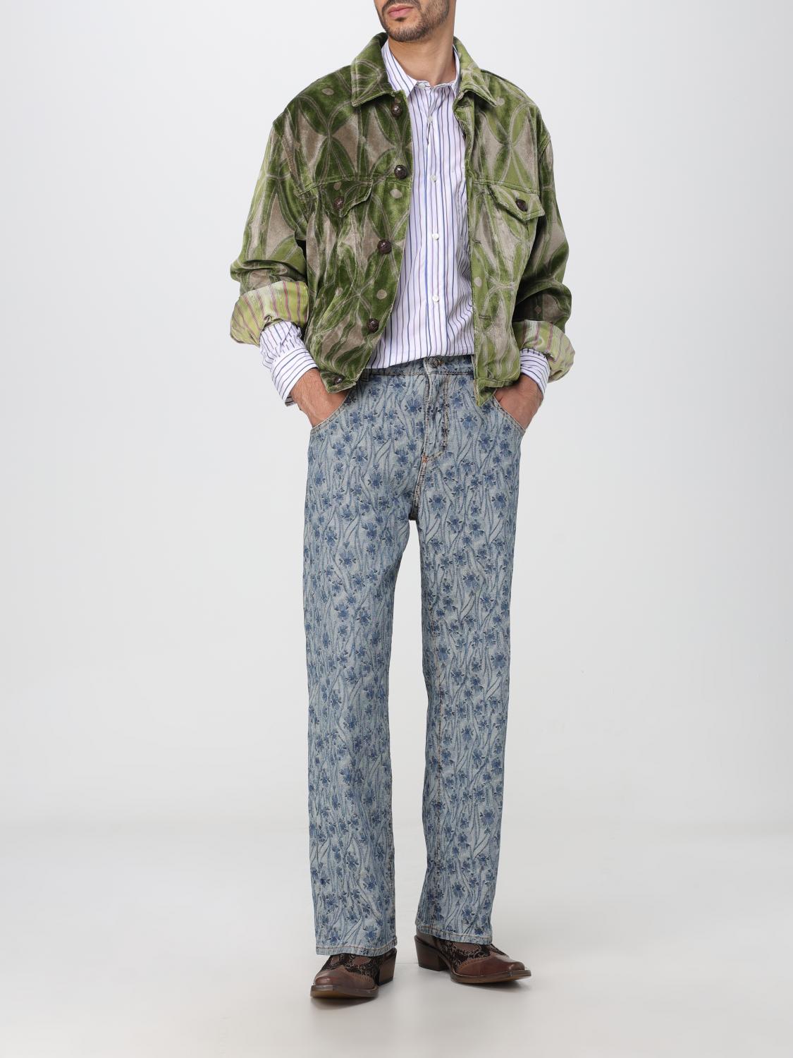 Etro Jacket men - Green | 1S414216 | GIGLIO.COM