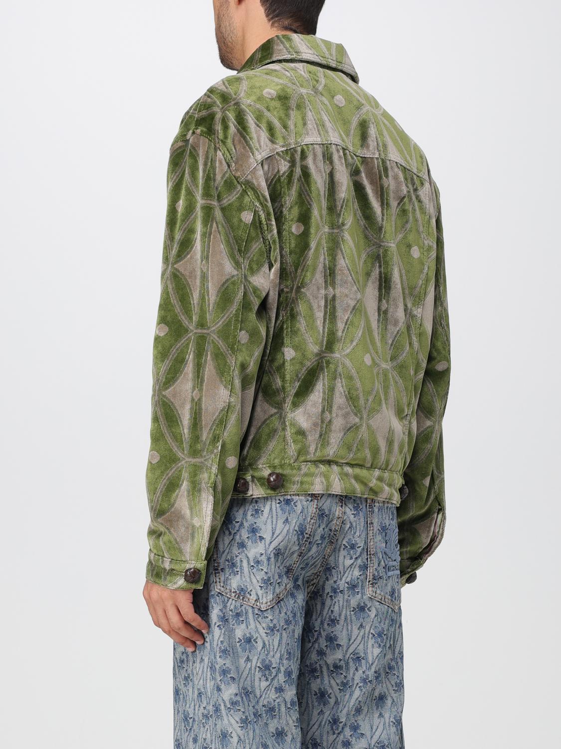 Etro Jacket men - Green | 1S414216 | GIGLIO.COM