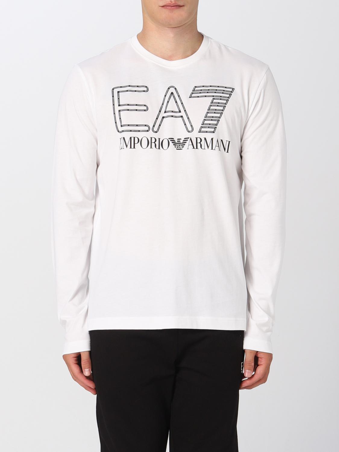 EA7: T-shirt men - White | Ea7 t-shirt 6RPT04PJFFZ online at GIGLIO.COM