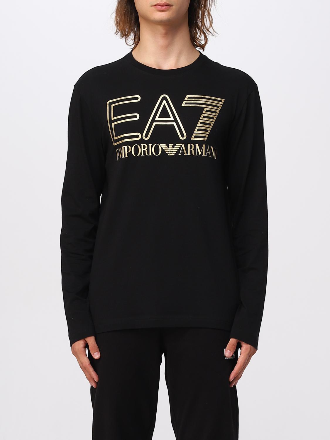 EA7: T-shirt men - Black 1 | Ea7 t-shirt 6RPT04PJFFZ online at GIGLIO.COM