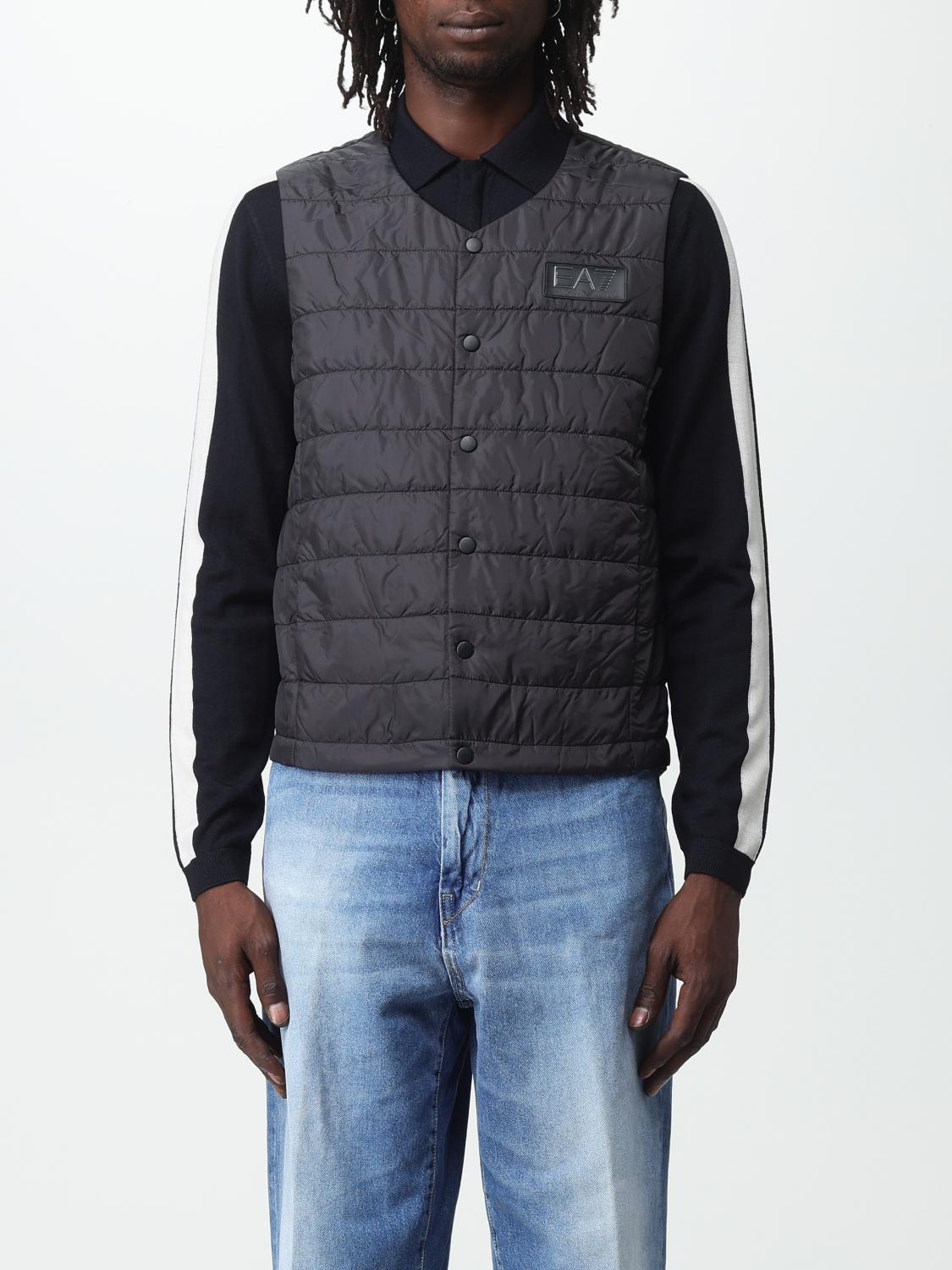 EA7: Jacket men - Black | Ea7 jacket 6RPQ20PN5ZZ online at GIGLIO.COM