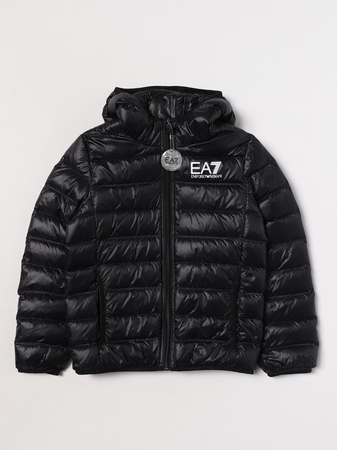 EA7: Jacket kids - Black | Ea7 jacket 8NBB05BN29Z online at GIGLIO.COM