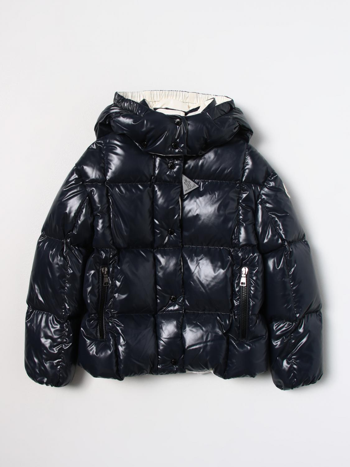 MONCLER: Giacca in nylon - Blue | Giacca Moncler 1A0003168950 online su ...