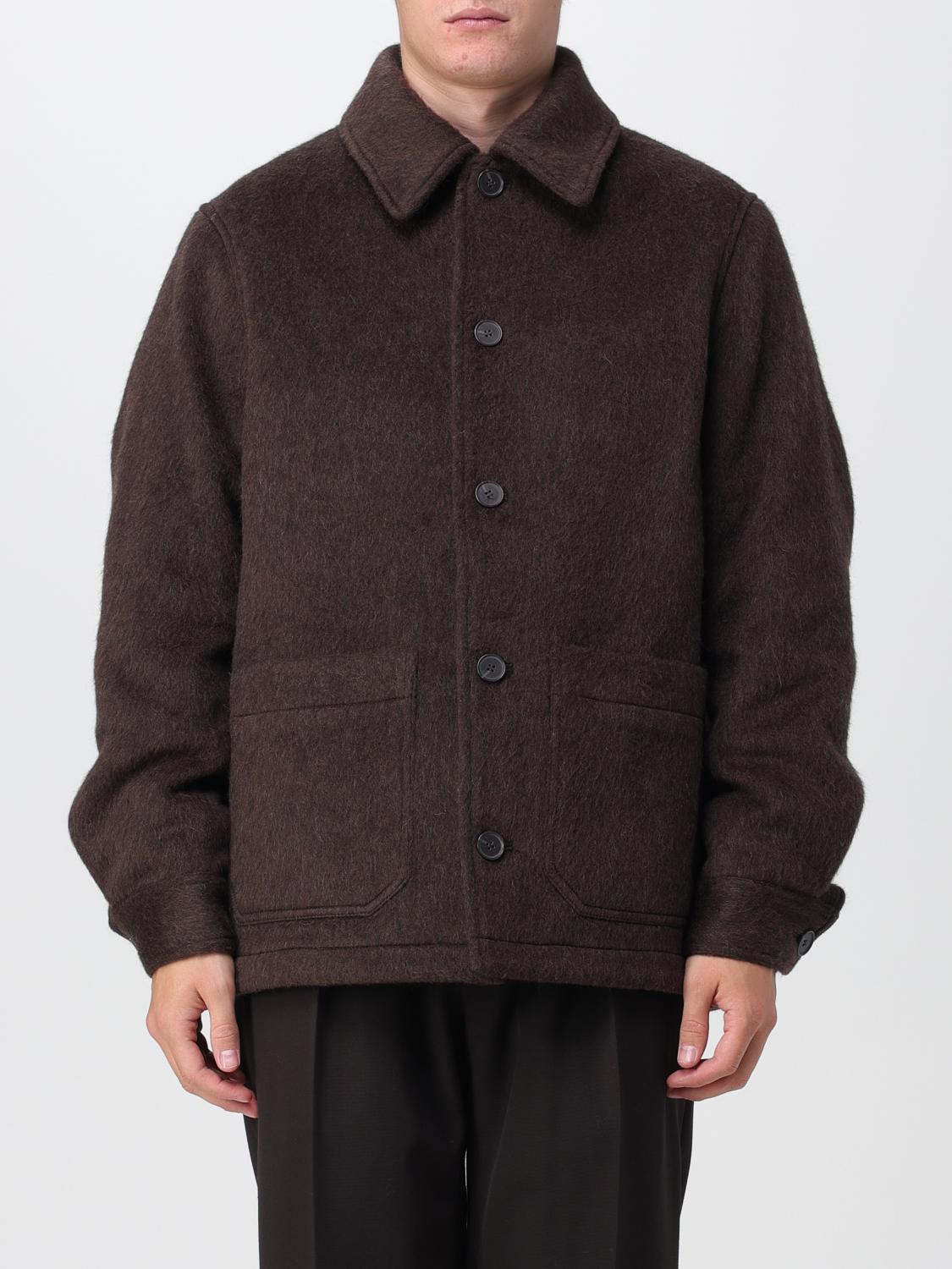 WOOD WOOD: Jacket men - Brown | Wood Wood jacket 12335111-5137 online ...