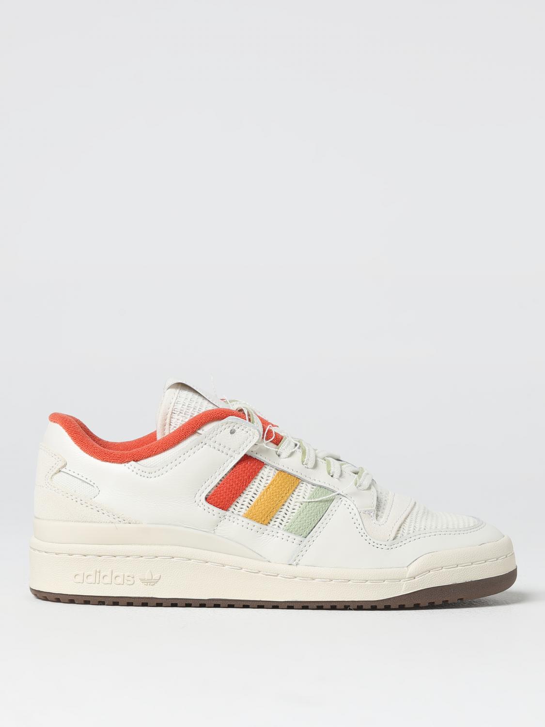 ADIDAS ORIGINALS: Forum sneakers in leather and mesh - White | Adidas ...