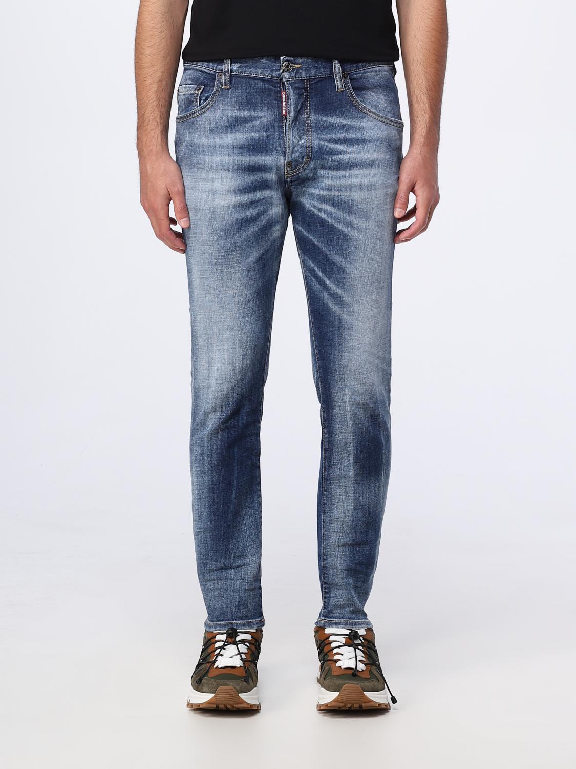 DSQUARED2: jeans in denim - Denim | Dsquared2 jeans S74LB1317S30664 ...