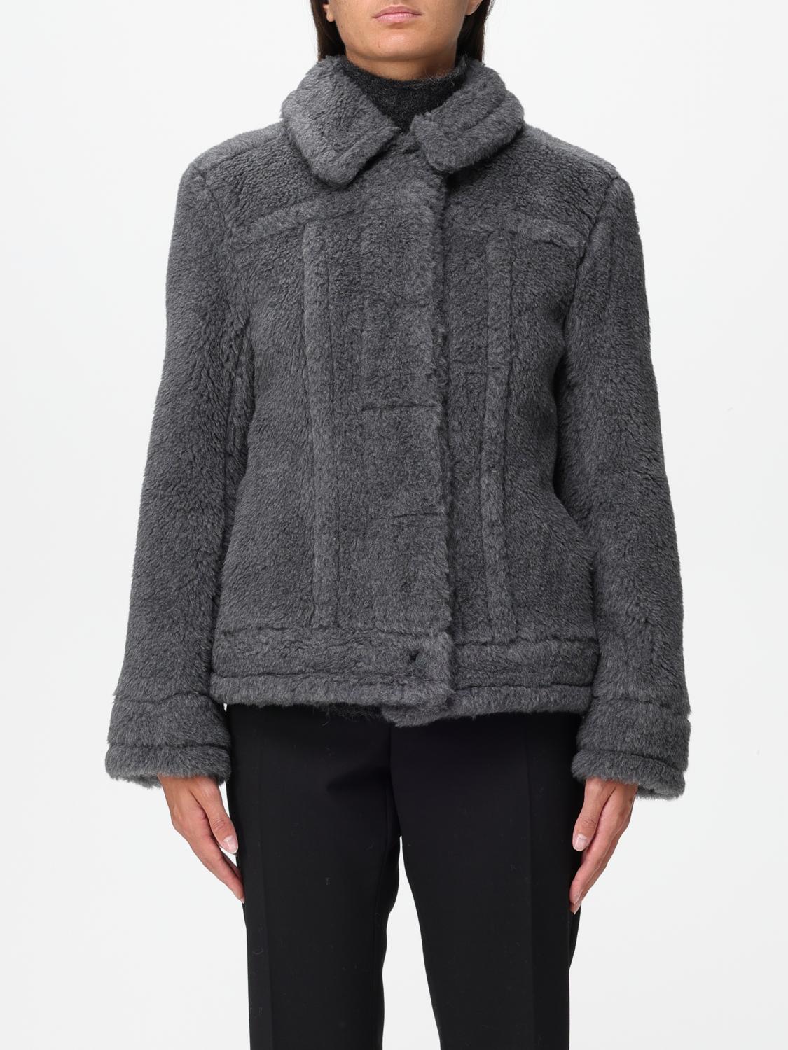 MAX MARA: jacket in wool blend - Grey | Max Mara jacket 2310860233600 ...