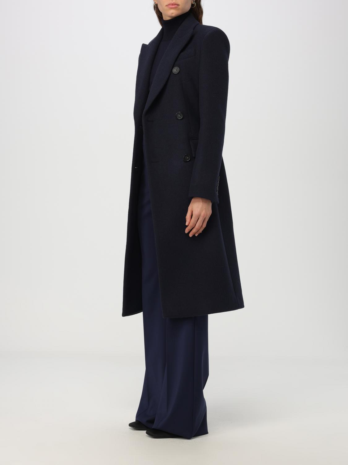 Sportmax coat in wool and cashmere blend - Navy | 2320160333600 ...