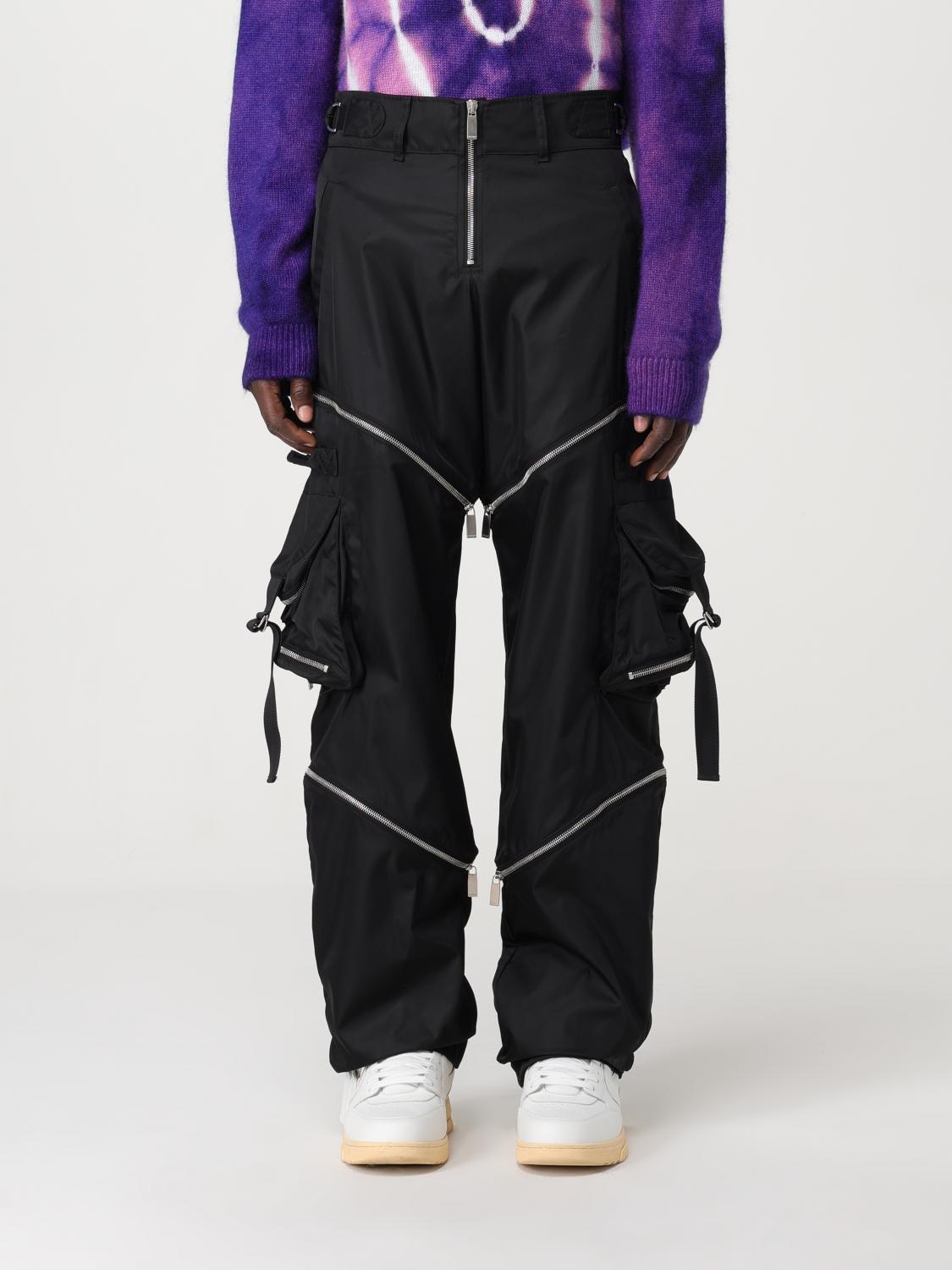 Off-White Outlet: Pants men - Black | Off-White pants OMCF039F23FAB002 online at GIGLIO.COM
