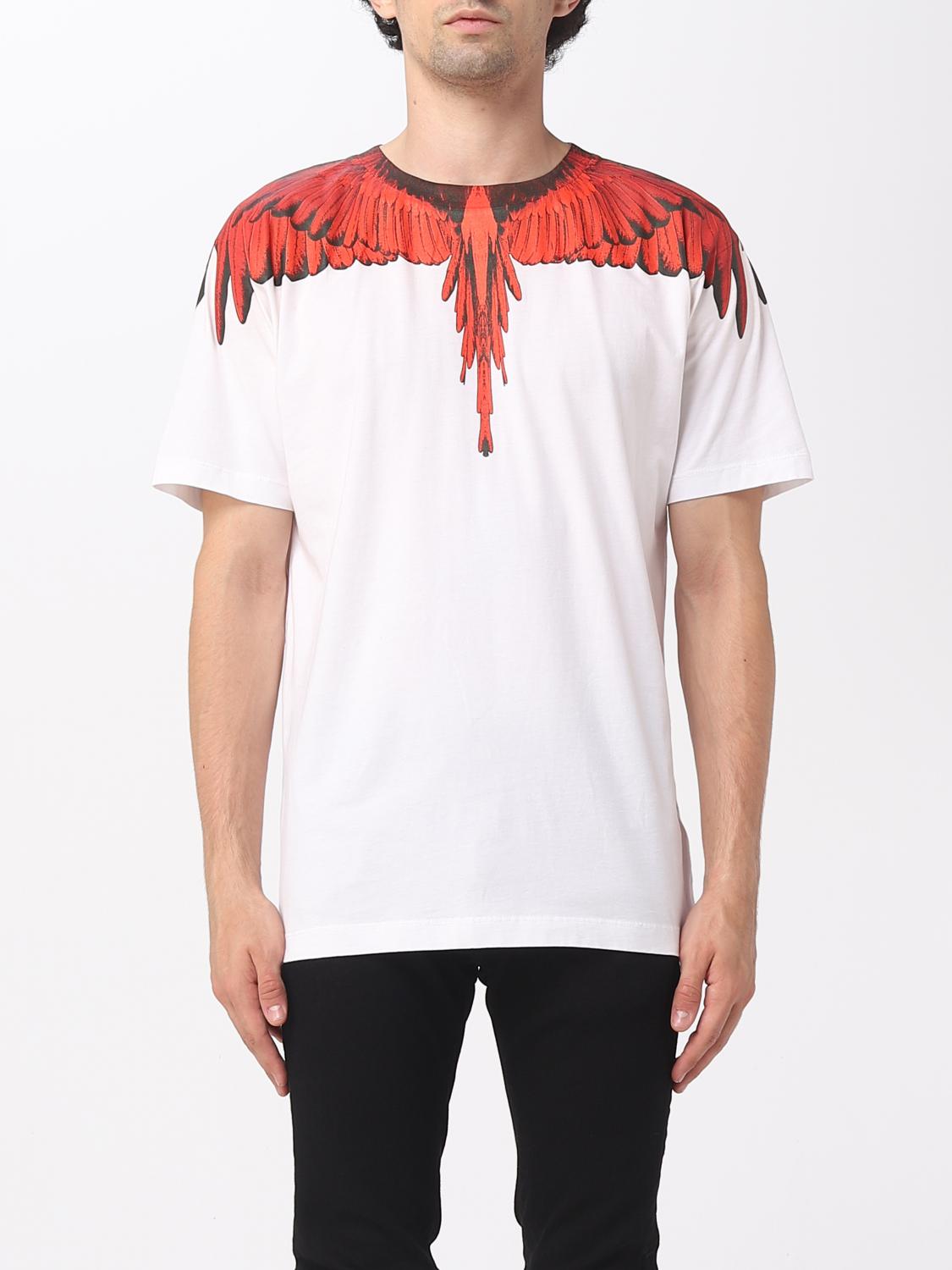 MARCELO BURLON: T-shirt men County Of Milan - White | Marcelo Burlon t ...