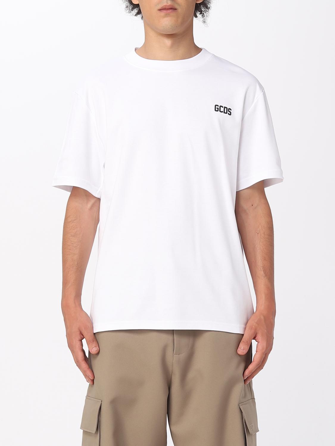 GCDS T-shirt men - White | FW23M130117 | GIGLIO.COM