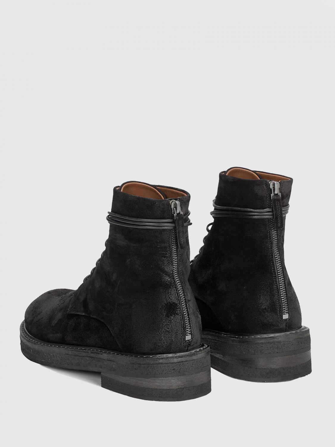 Marsèll Marsell Parrucca ankle boots in split leather with zip - Black ...