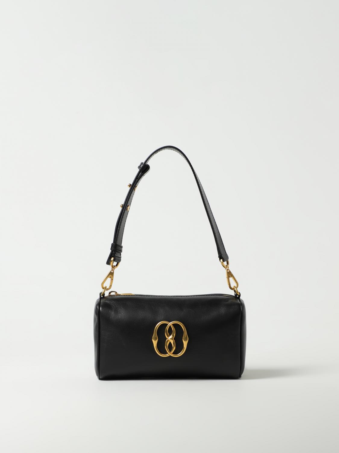 BALLY: Emblem Rox bag in nappa leather - Black | Bally mini bag ...