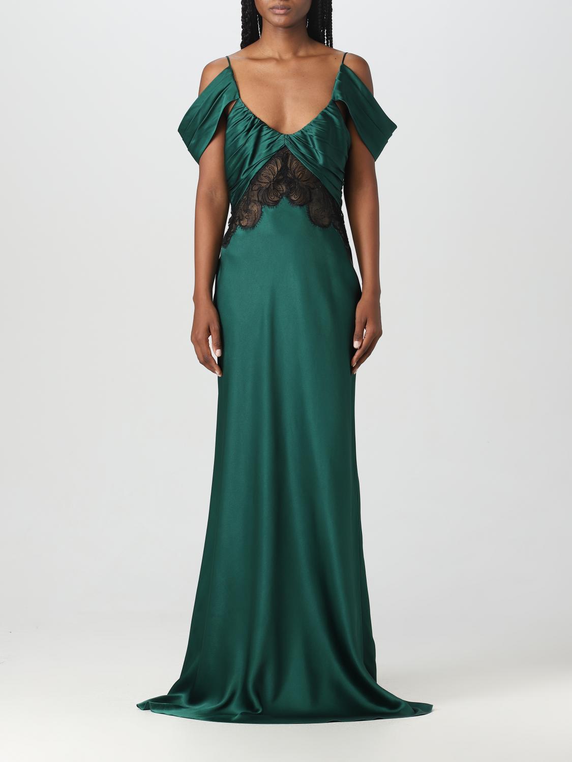 ALBERTA FERRETTI: Dress woman - Green | Alberta Ferretti dress 04456619 ...