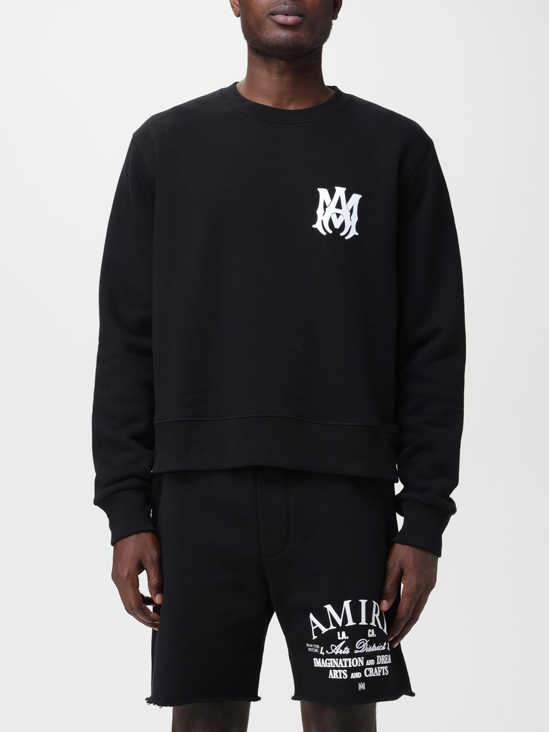 AMIRI: Sweatshirt men - Black | Amiri sweatshirt PXMJL005 online at ...