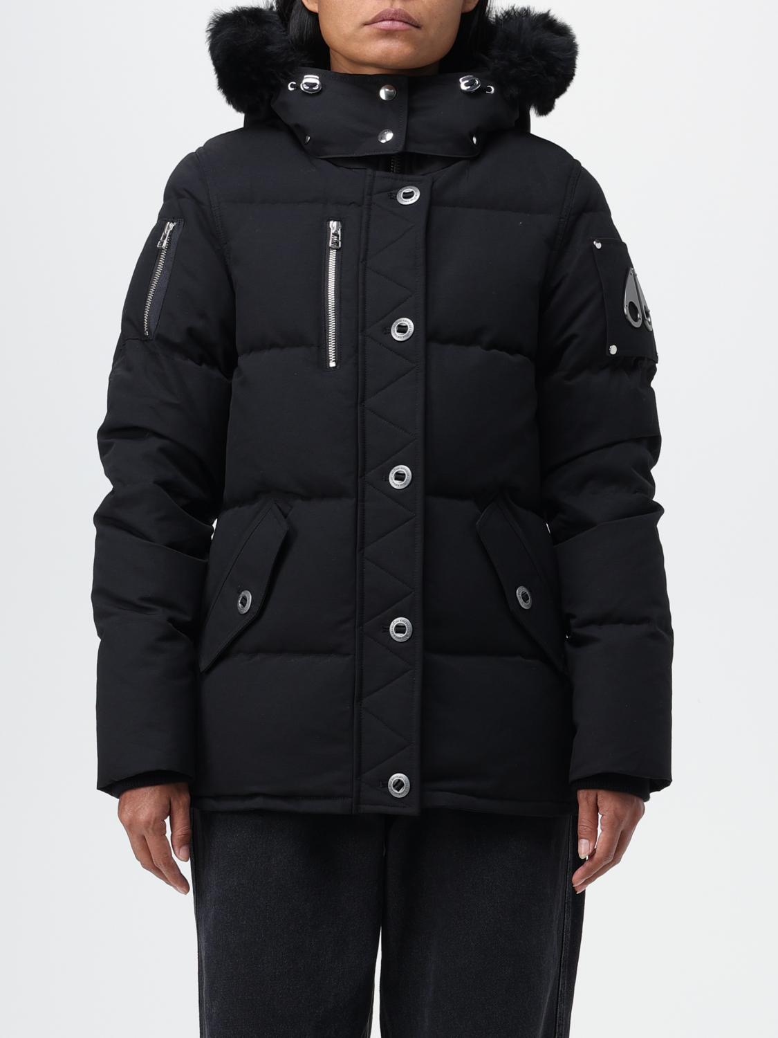 MOOSE KNUCKLES: Jacket woman - Black | Moose Knuckles jacket M32LJ129S ...