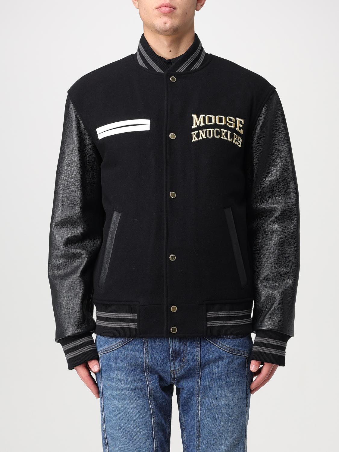 MOOSE KNUCKLES: Jacket men - Black | Moose Knuckles jacket M33MB025G ...
