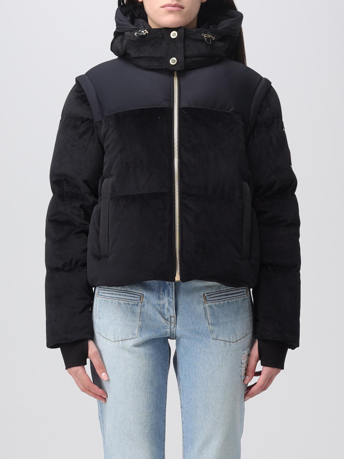 MOOSE KNUCKLES: Jacket woman - Black | Moose Knuckles jacket M33LJ211G ...