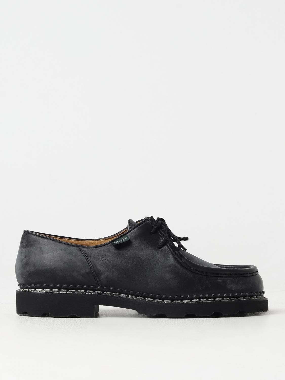 PARABOOT: Shoes men - Black | Paraboot brogue shoes 715604 online at ...