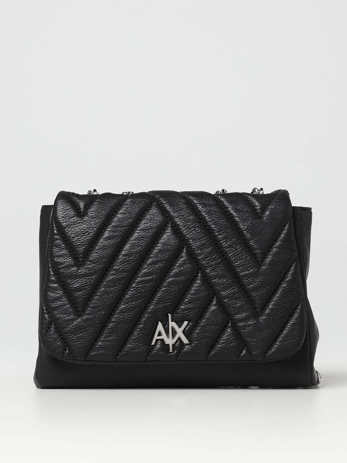 ARMANI EXCHANGE: Shoulder bag woman - Black | Armani Exchange shoulder ...