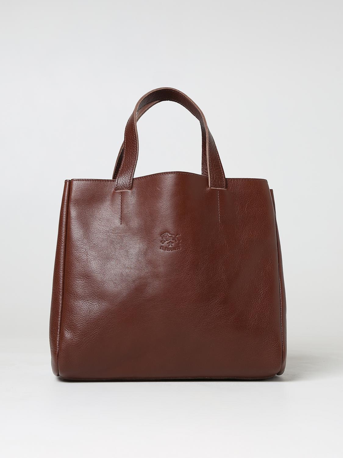 Il Bisonte Opale bag in volonata leather - Coffee | BTO133PV0001 ...