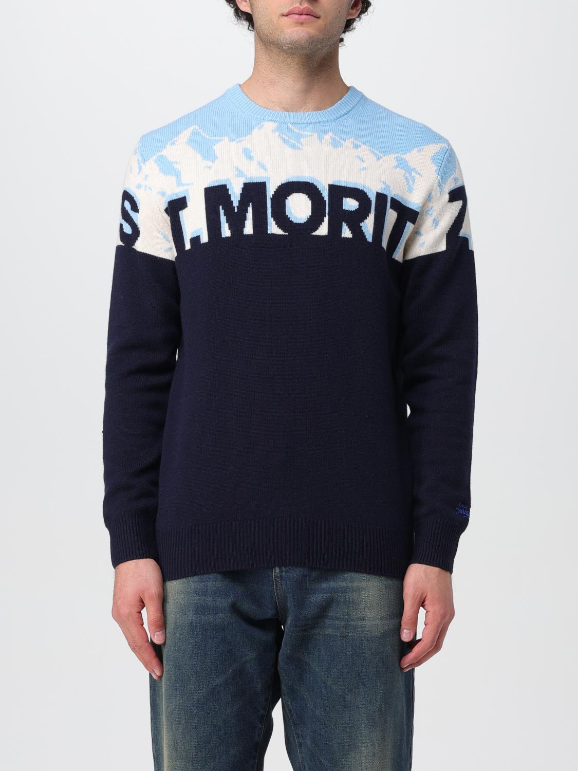 MC2 SAINT BARTH: Sweater men - Blue | Mc2 Saint Barth sweater HERON C ...