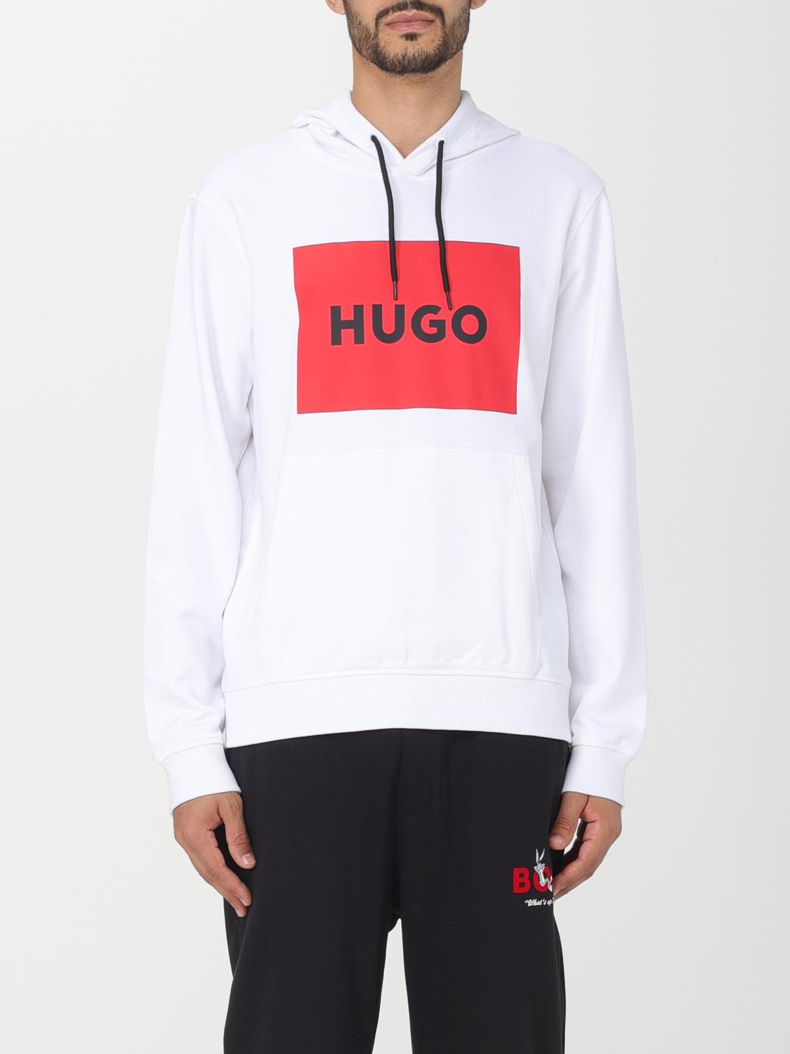HUGO: Sweatshirt men - White | Hugo sweatshirt 50473168 online at ...