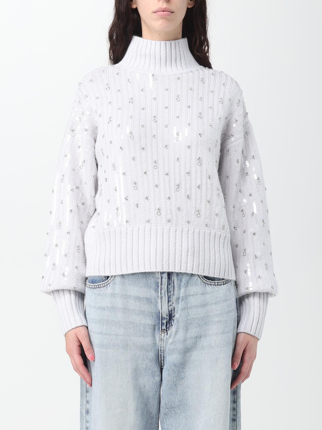 PATRIZIA PEPE: Sweater woman - Ice | Patrizia Pepe sweater 2K0234K149 ...