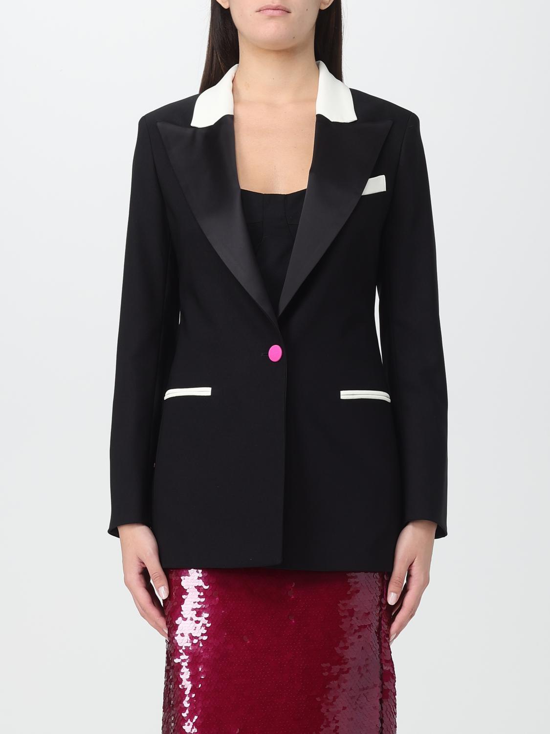 DORIS: Blazer woman - Black | Doris blazer NAOMY TRICOLOR online at GIGLIO.COM