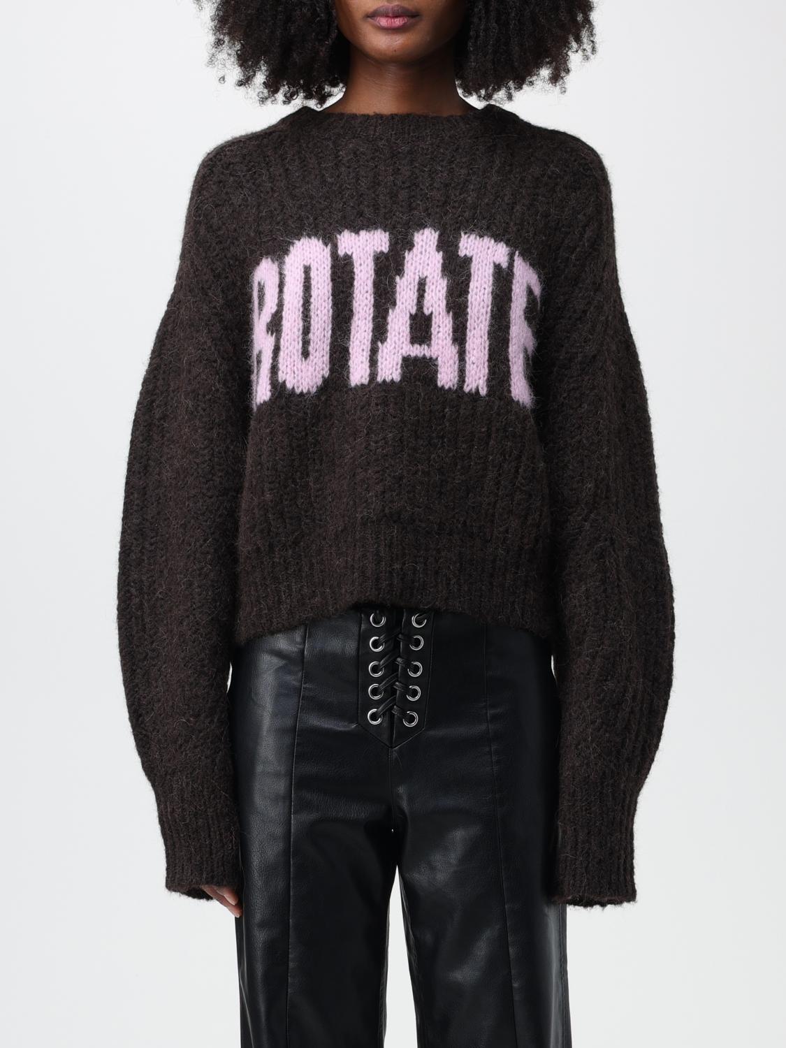 ROTATE: Sweater woman - Black | Rotate sweater 111337368 online at ...