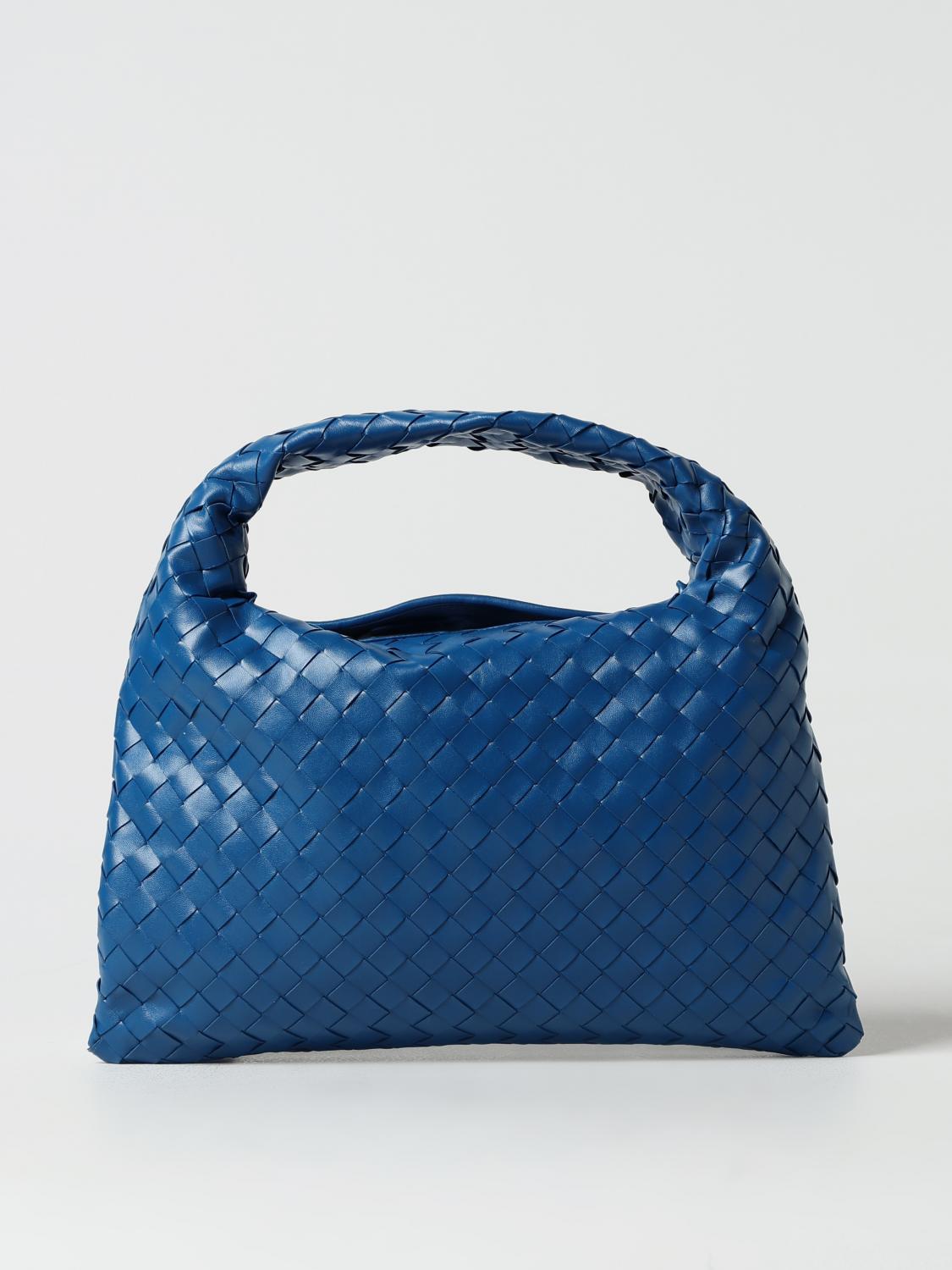 BOTTEGA VENETA: Shoulder bag woman - Gnawed Blue | Bottega Veneta ...