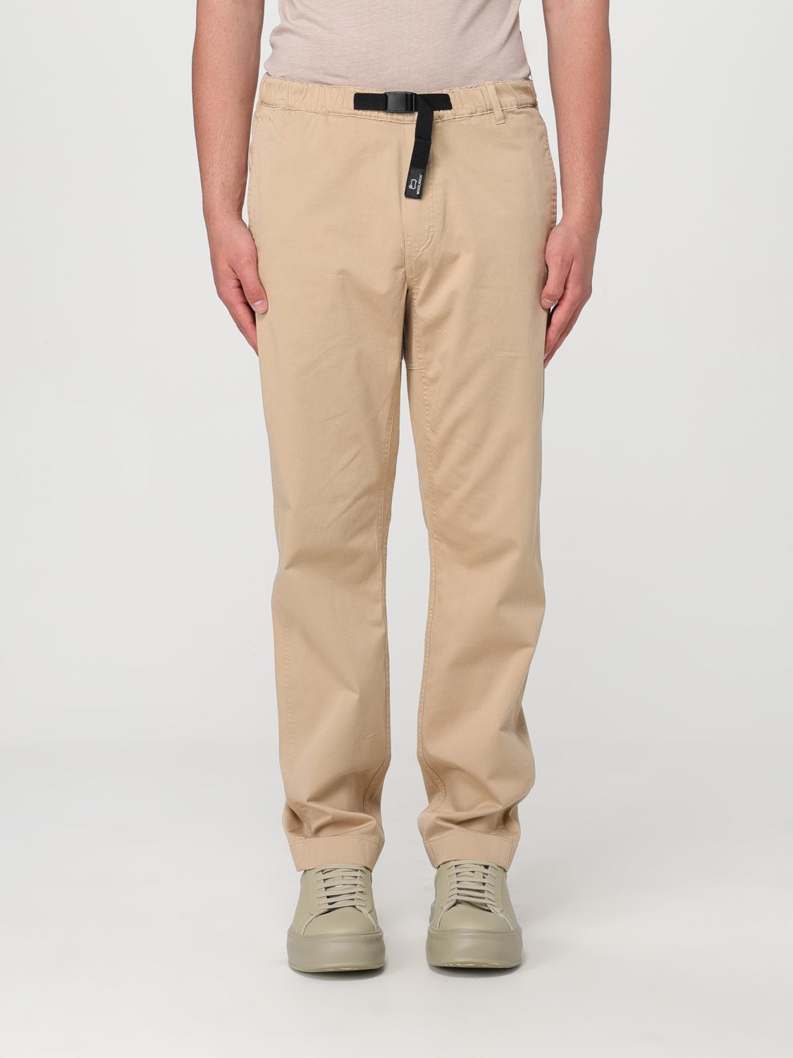 WOOLRICH: Short men - Beige | Woolrich pants CFWOTR0151MRUT3343 online ...