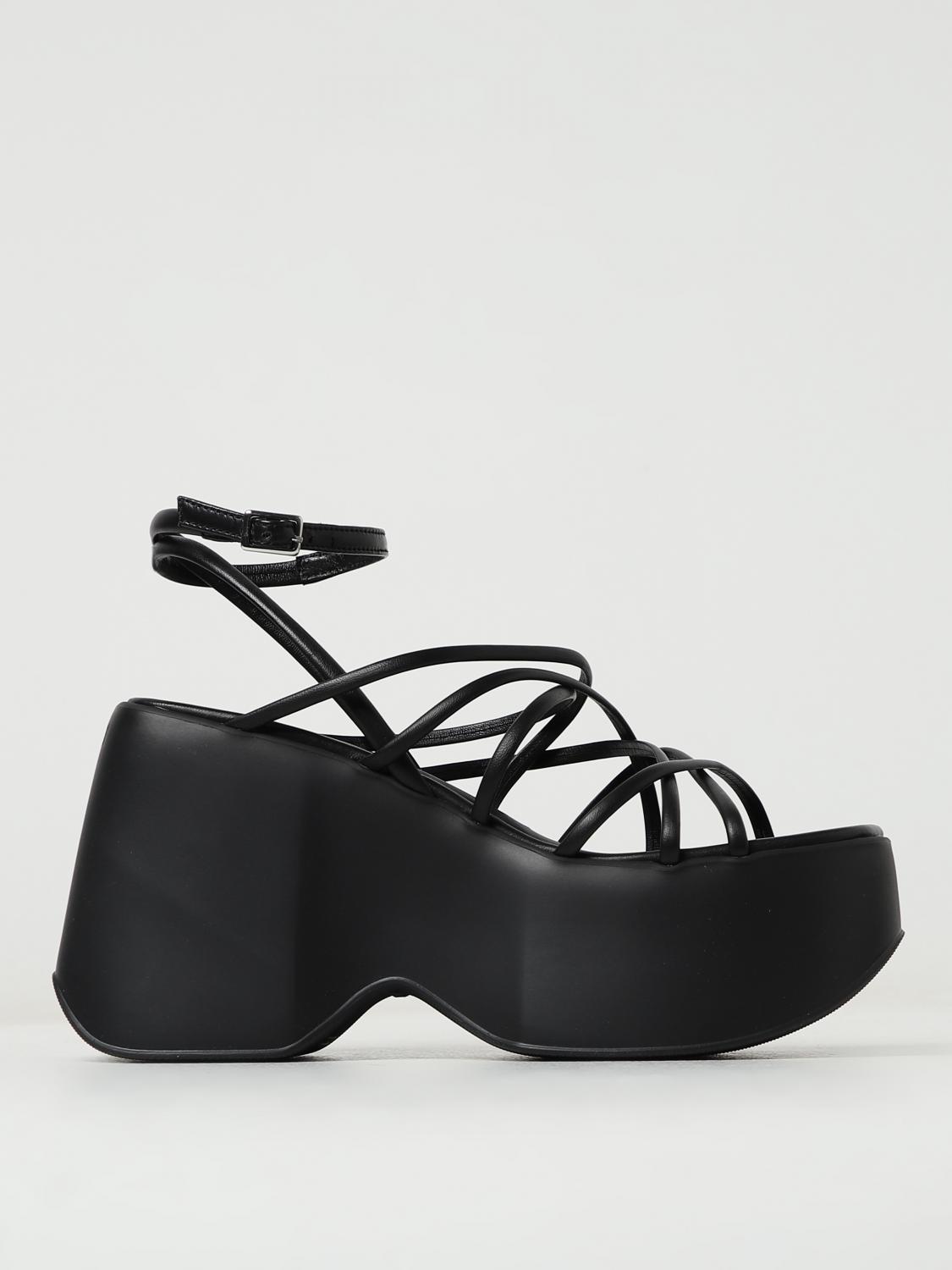 VIC MATIÉ: Shoes woman - Black | Vic Matié wedge shoes 1E1164DC06C060 ...