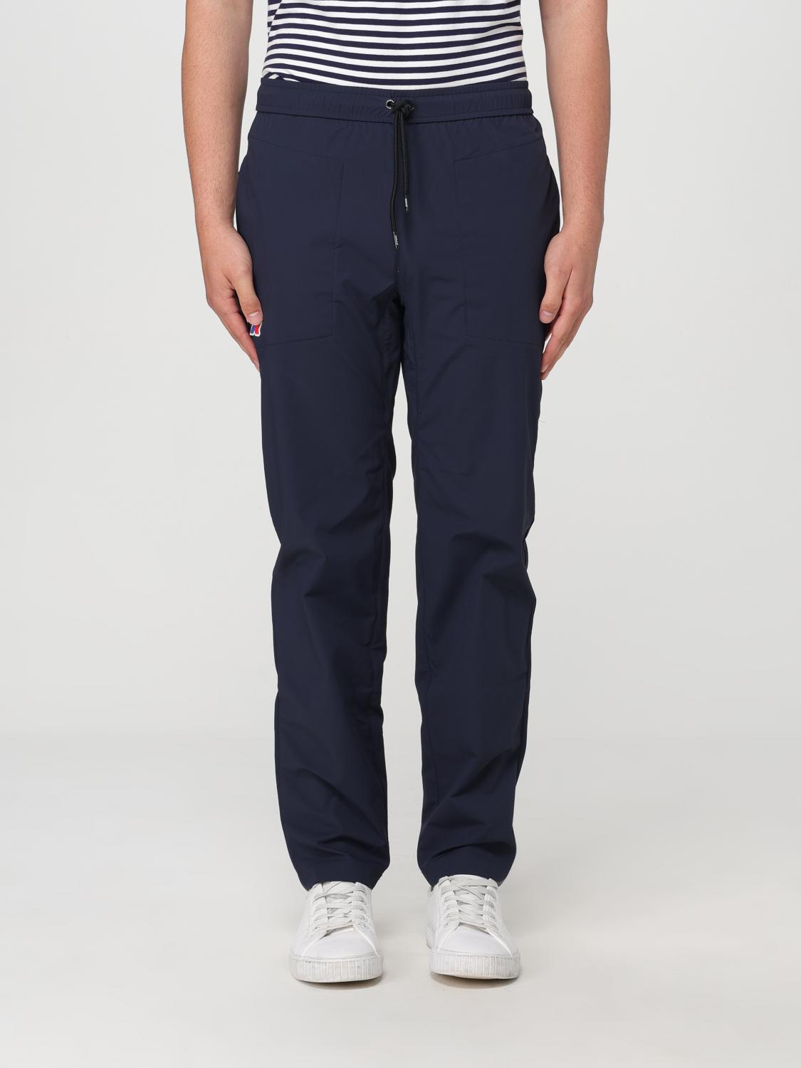 K-WAY: Pants men - Blue | K-Way pants K2125BW online at GIGLIO.COM