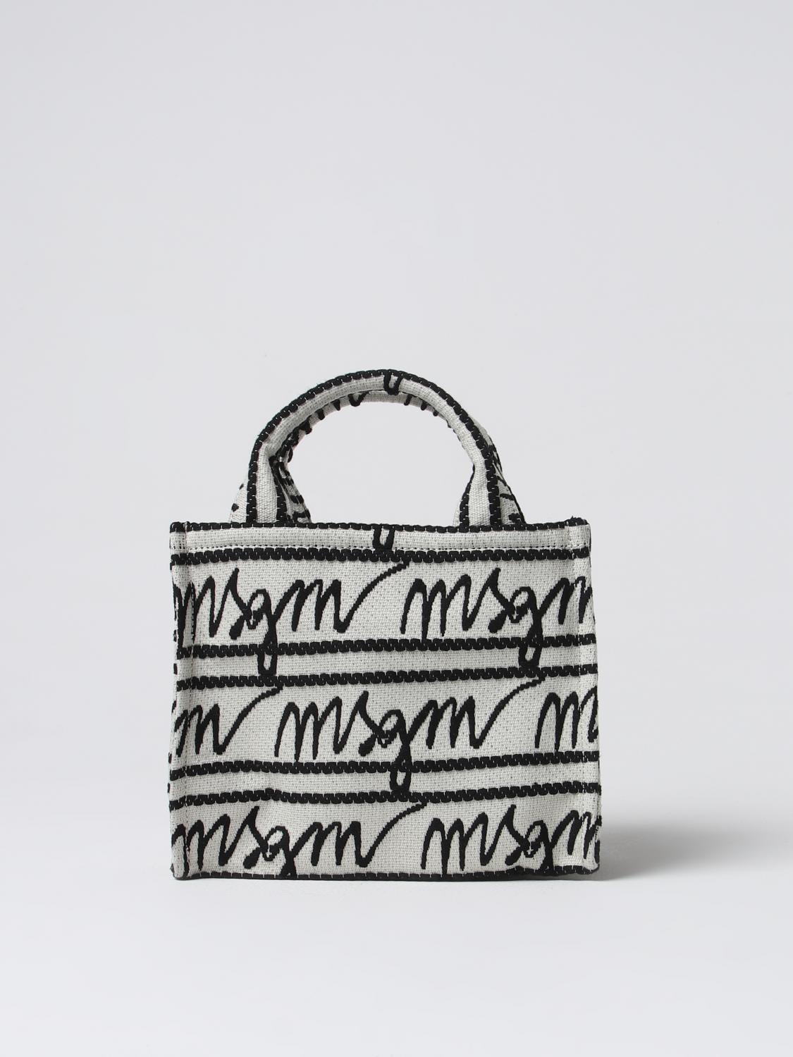 MSGM: Shoulder bag woman - Black | MSGM tote bags 3641MDZ78659 online ...