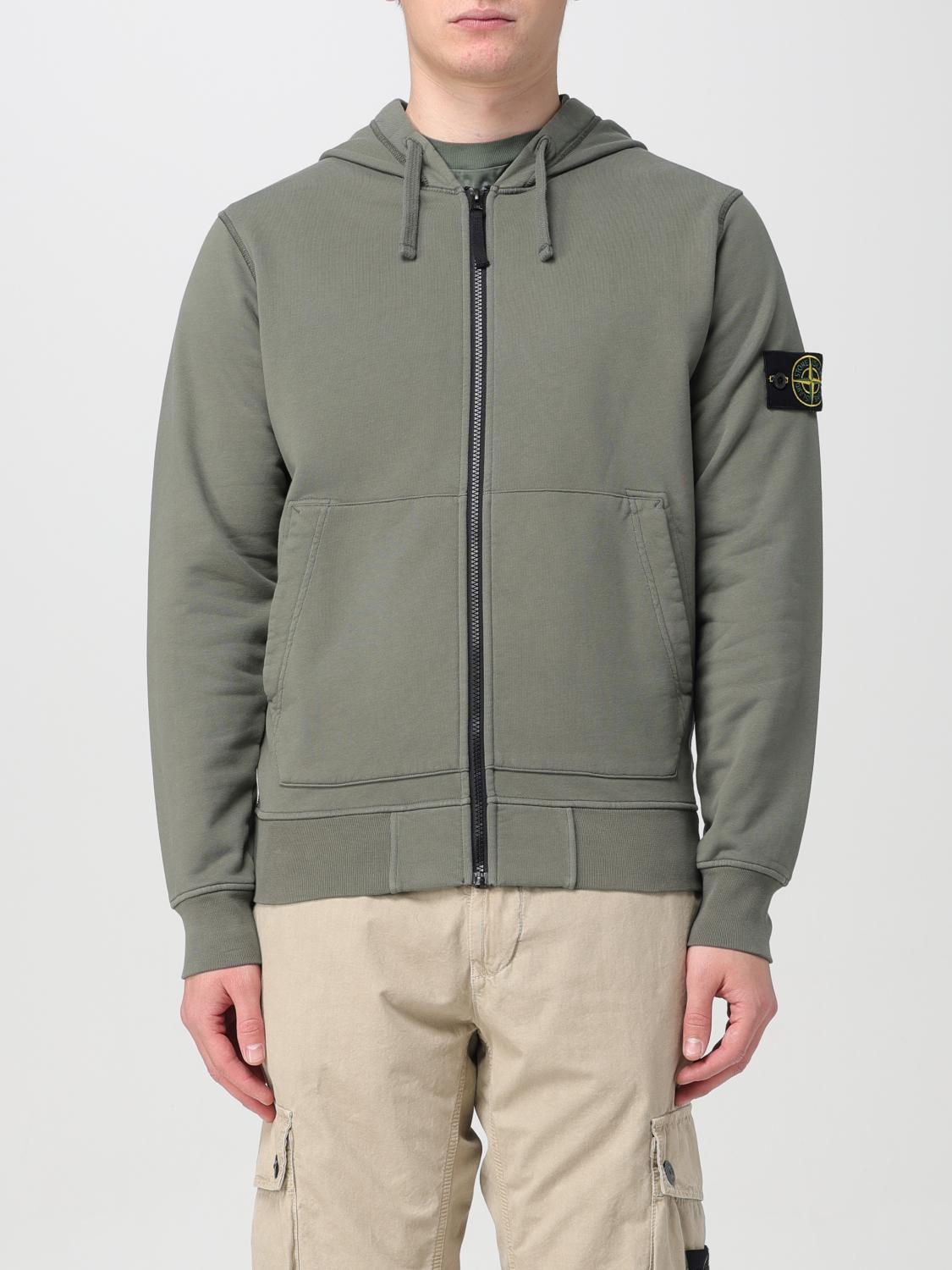 STONE ISLAND: Sweatshirt men - Military | Stone Island sweatshirt 64251 online at GIGLIO.COM