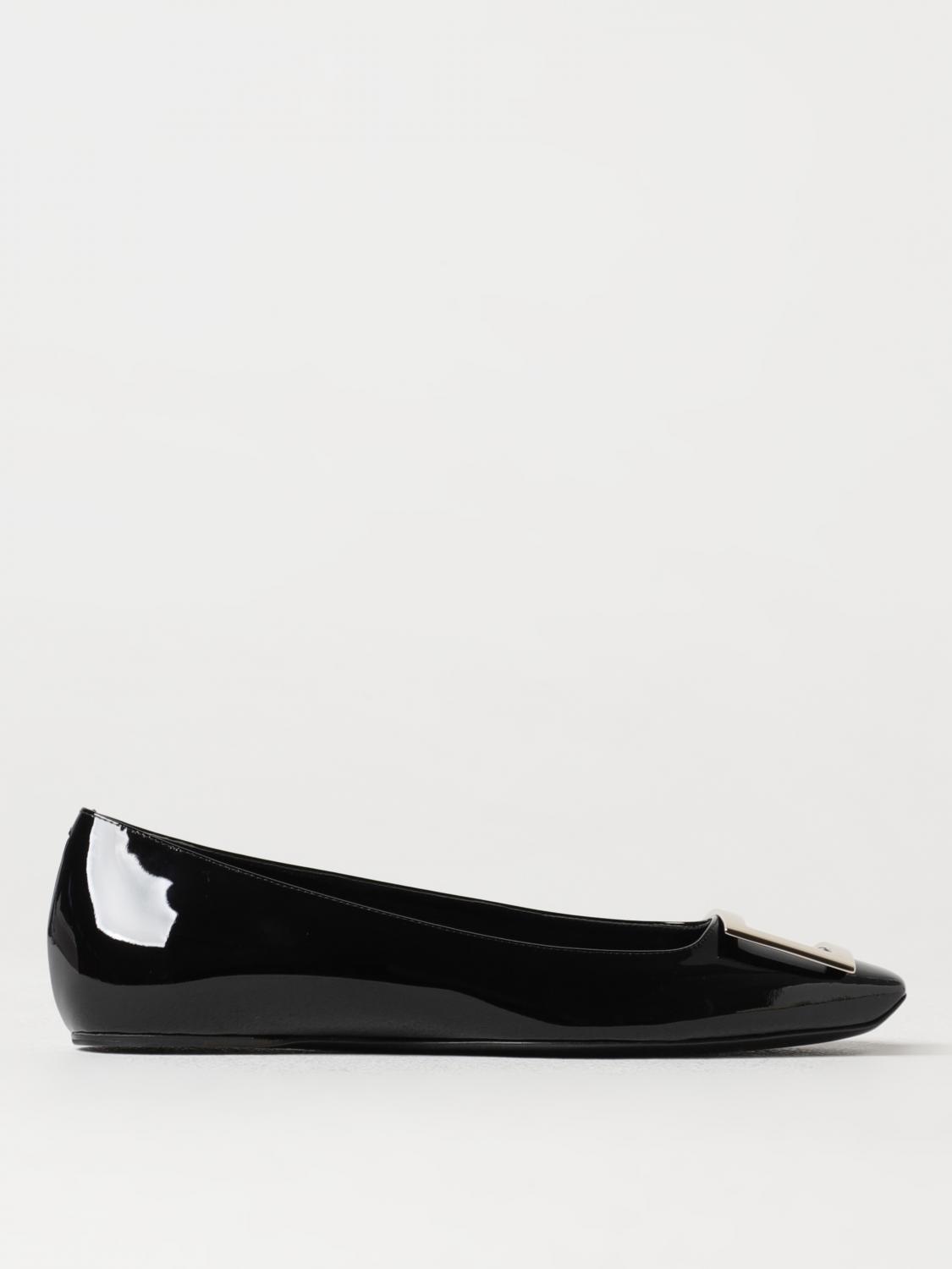 ROGER VIVIER: Ballerina Trompette in vernice - Nero | Ballerine Roger ...