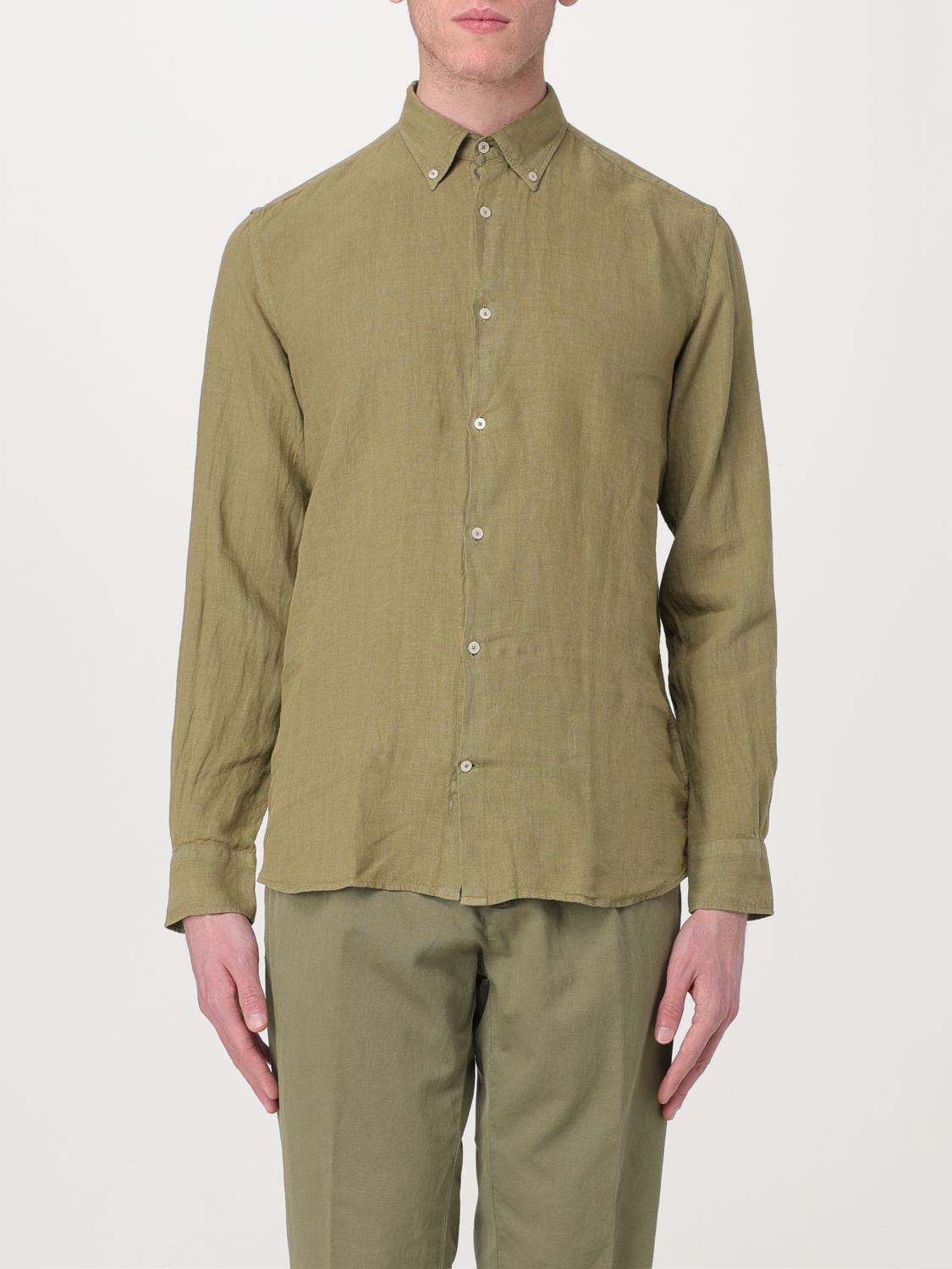 BROOKSFIELD: Shirt men - Military | Brooksfield shirt 202AS057 online ...