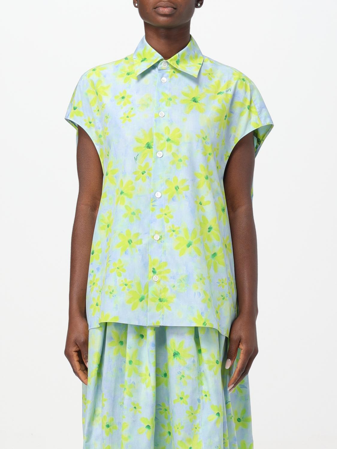 MARNI: Shirt woman - Water | Marni shirt CAMA0565A0UTC330 online at ...